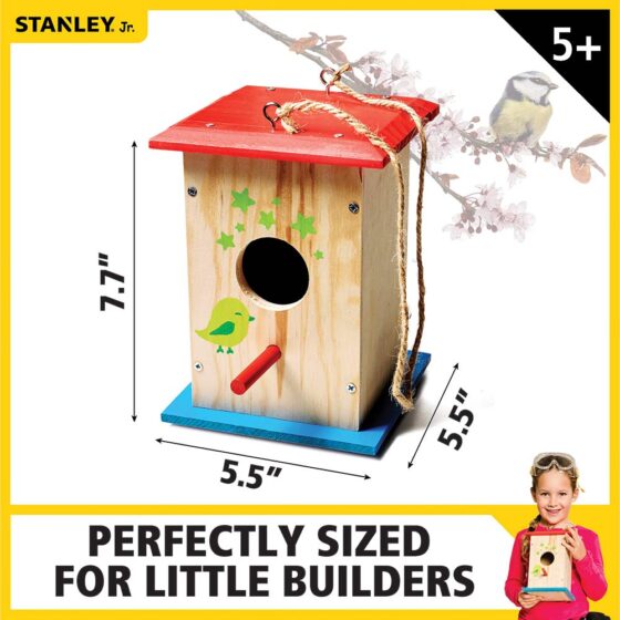 Birdhouse Kit Stanley Jr. - RED TOOL BOX