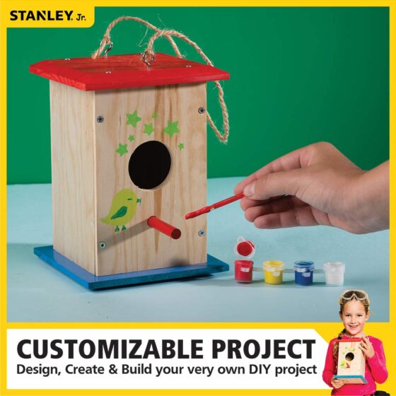Birdhouse Kit Stanley Jr. - RED TOOL BOX