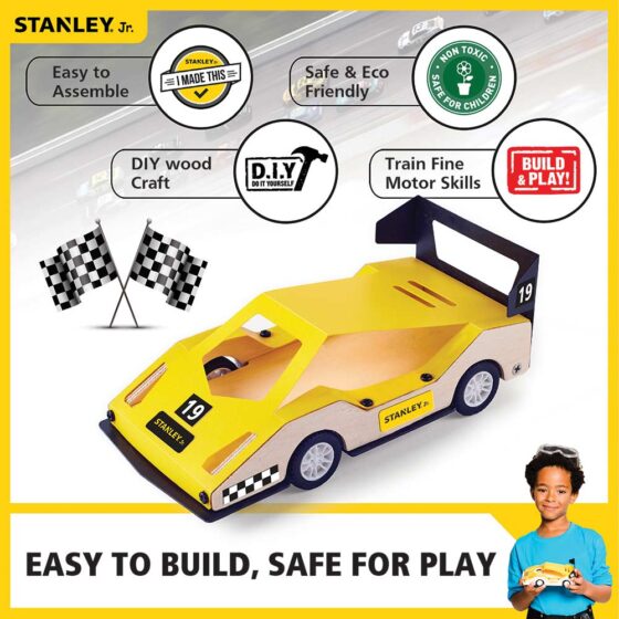 Race Car Kit Stanley Jr. - RED TOOL BOX