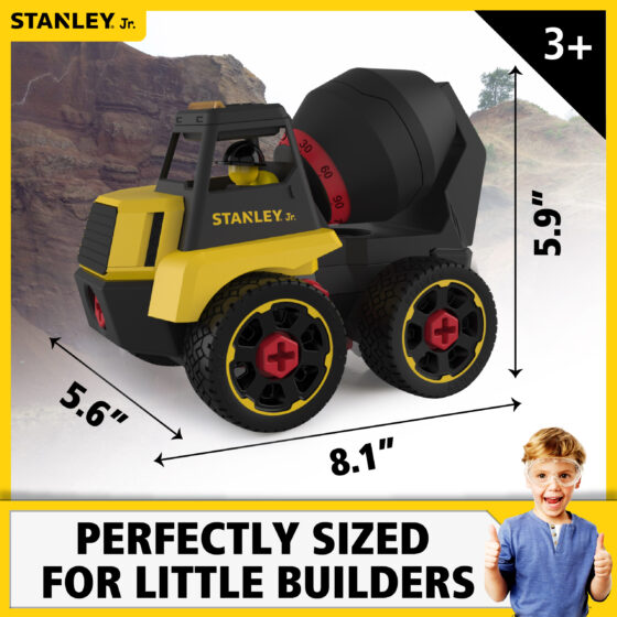Take Apart Cement Truck Stanley Jr. - RED TOOL BOX