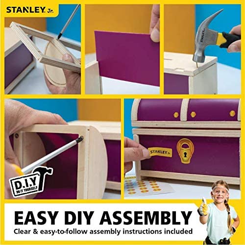 Treasure Chest Kit Builders Stanley Jr. - RED TOOL BOX