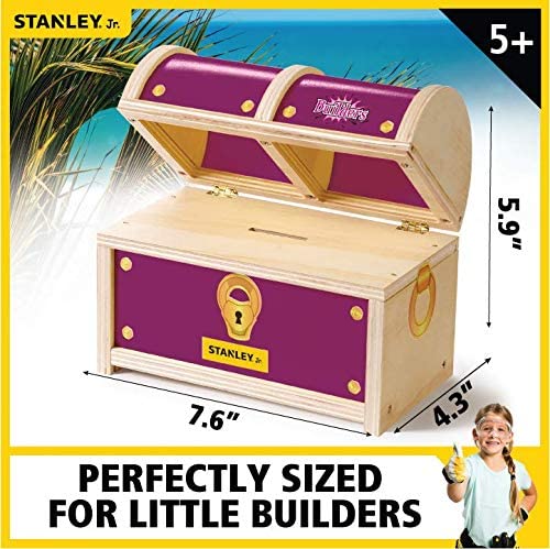 Treasure Chest Kit Builders Stanley Jr. - RED TOOL BOX
