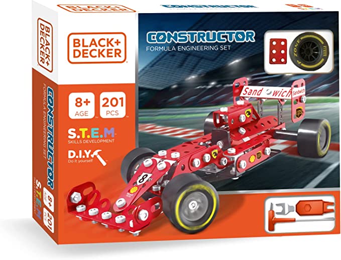 Black and Decker Constructor Formula 1 - RED TOOL BOX