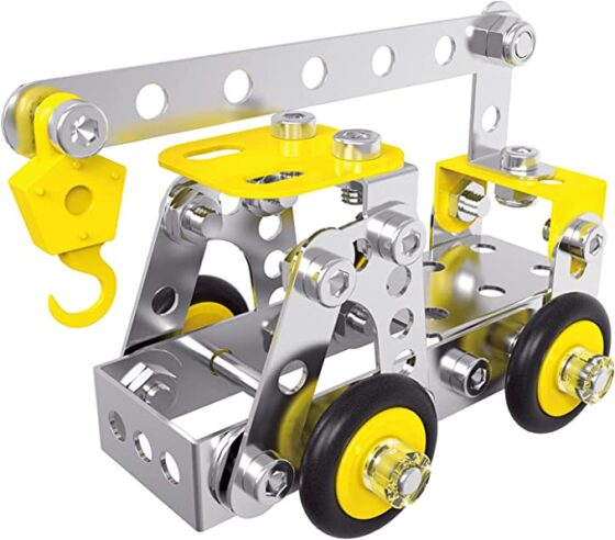 Black and Decker Constructor Crane Engineering Set - RED TOOL BOX